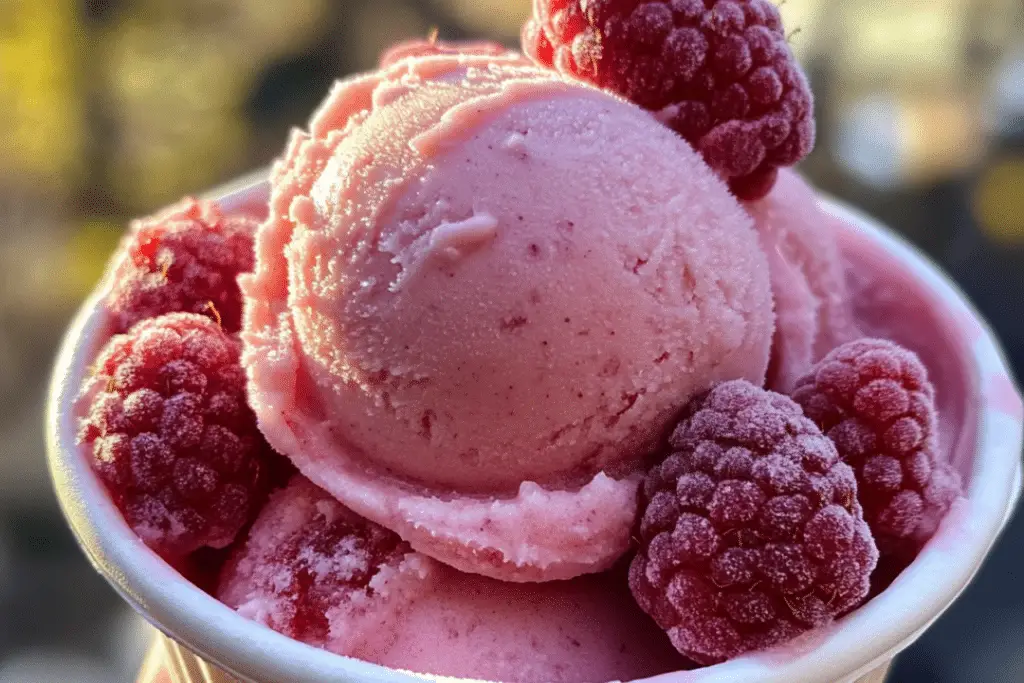 Raspberry Sorbet Recipe – Ellie Kitchen