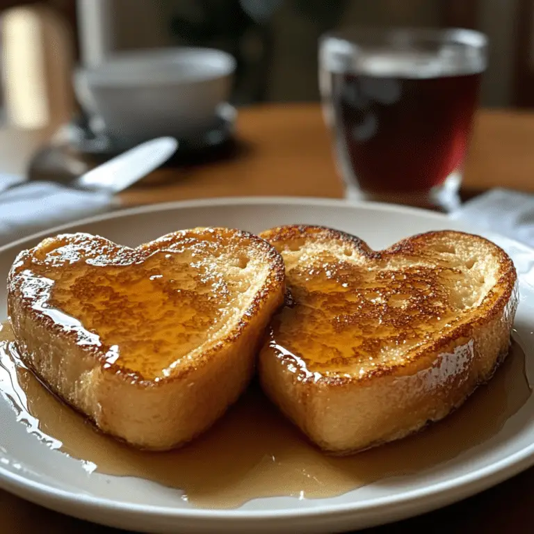 Heart-Shaped French Toast – Ellie Kitchen