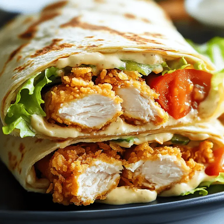 Crispy Chicken Ranch Snack Wrap – A Flavorful, Easy-to-Make Snack ...
