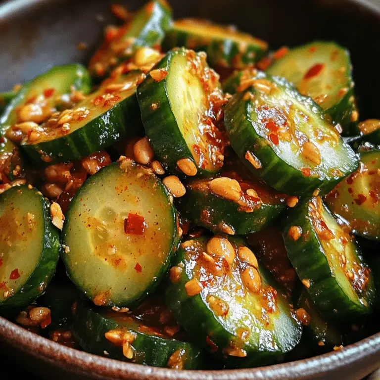 Cucumbers in Spicy Peanut Sauce – Ellie Kitchen
