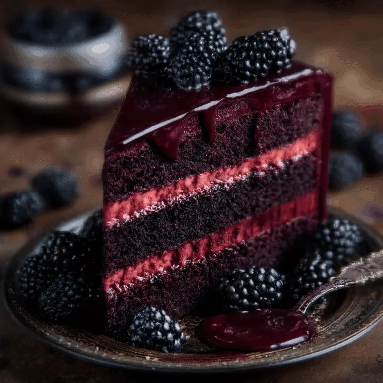 Blackberry Velvet Gothic Cake – Ellie Kitchen