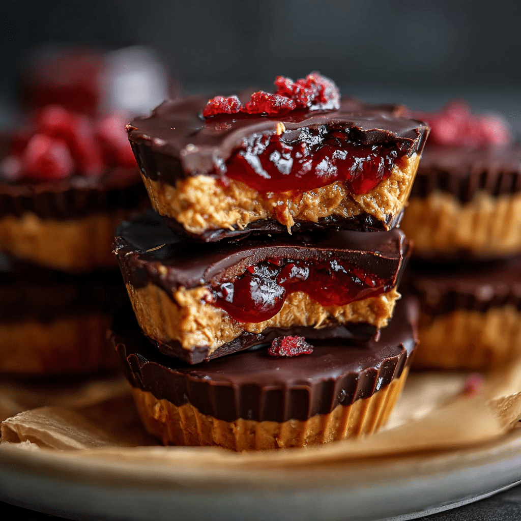 Why Vegan Peanut Butter & Jam Chocolate Cups Delight – Ellie Kitchen