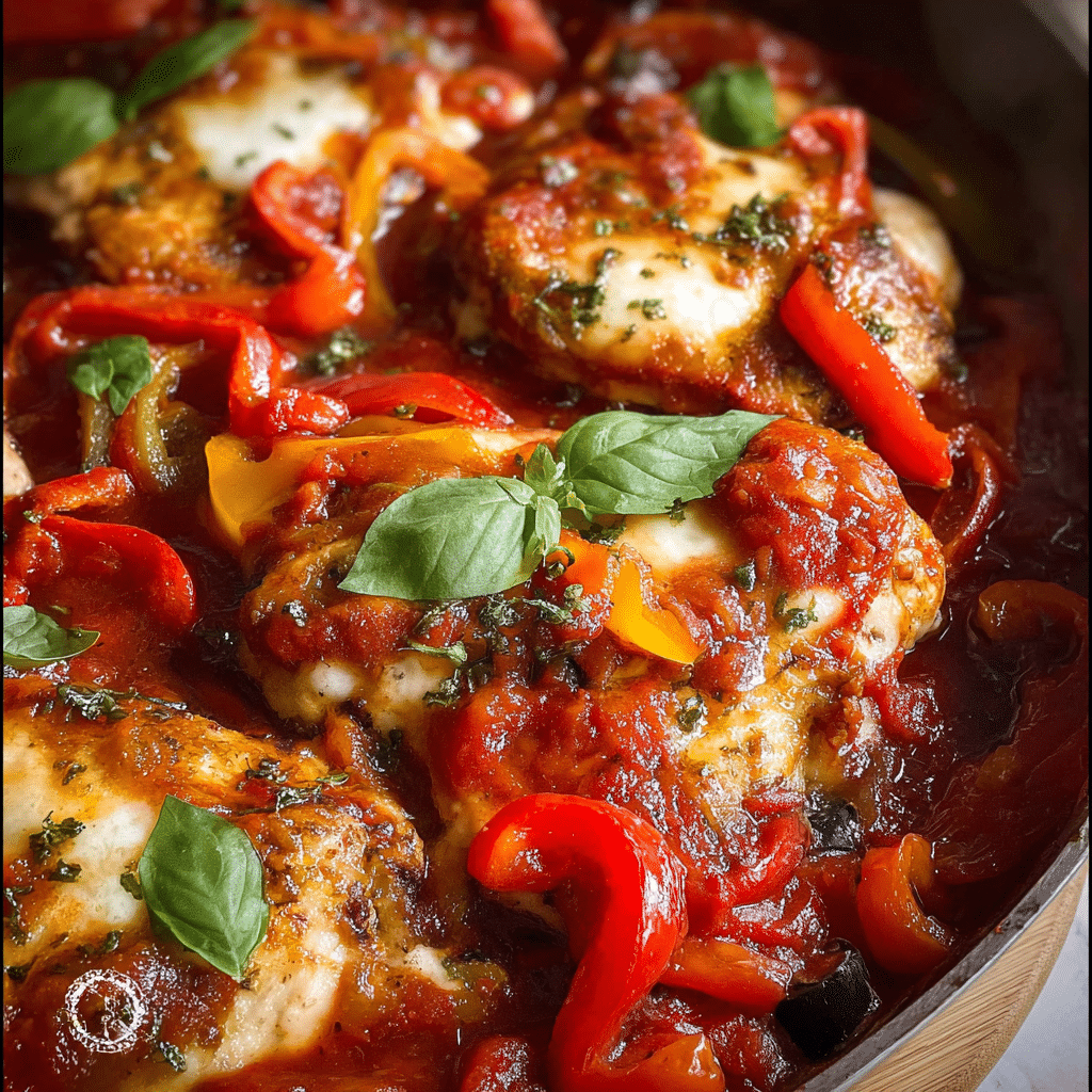 How to Make Chicken Pizzaiola with Peppers – Ellie Kitchen