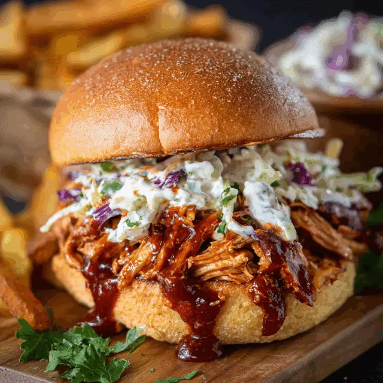 Easy Slow Cooker BBQ Pulled Chicken Sandwiches – Ellie Kitchen