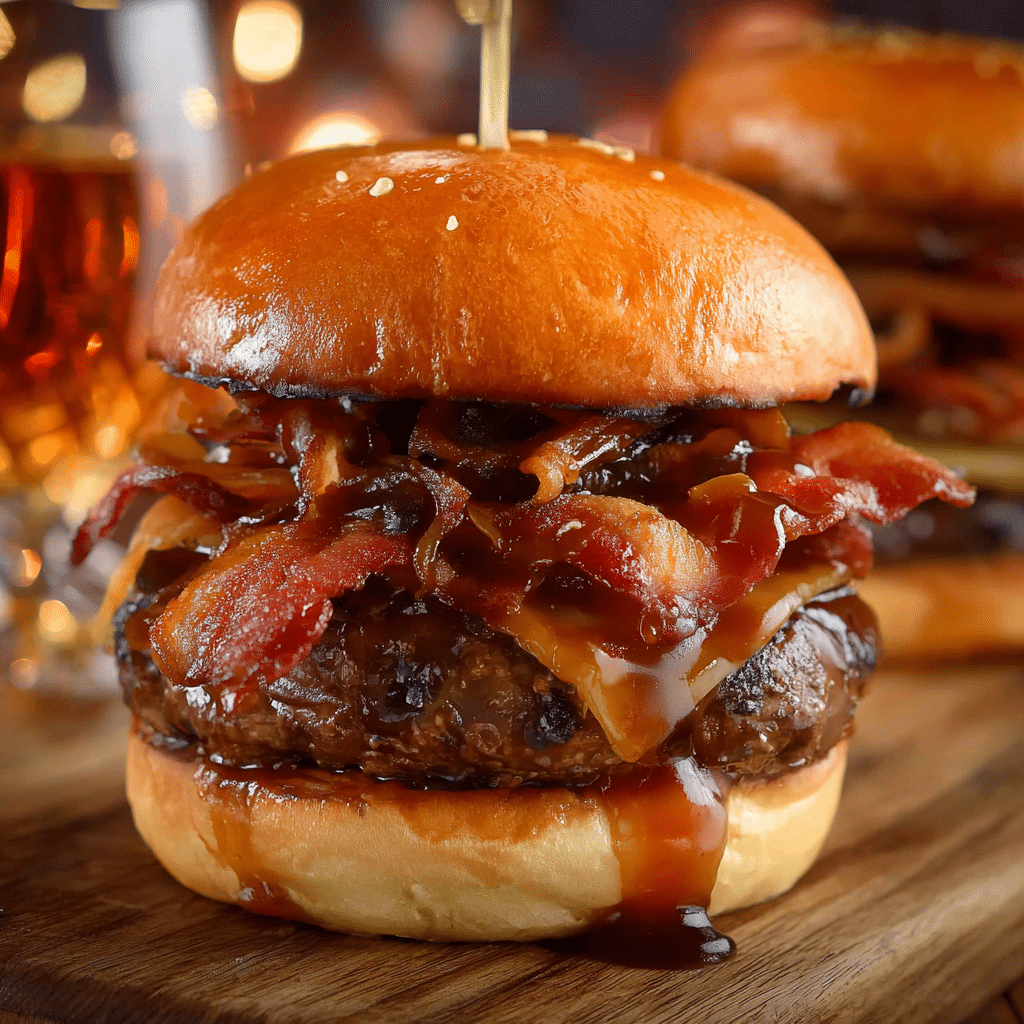 How to Make the Ultimate Whiskey Bacon Burger – Ellie Kitchen