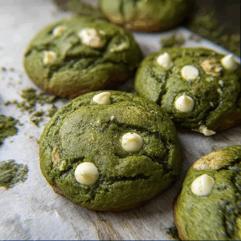 Irresistible Matcha Mochi Cookies with White Chocolate Chips – Ellie ...
