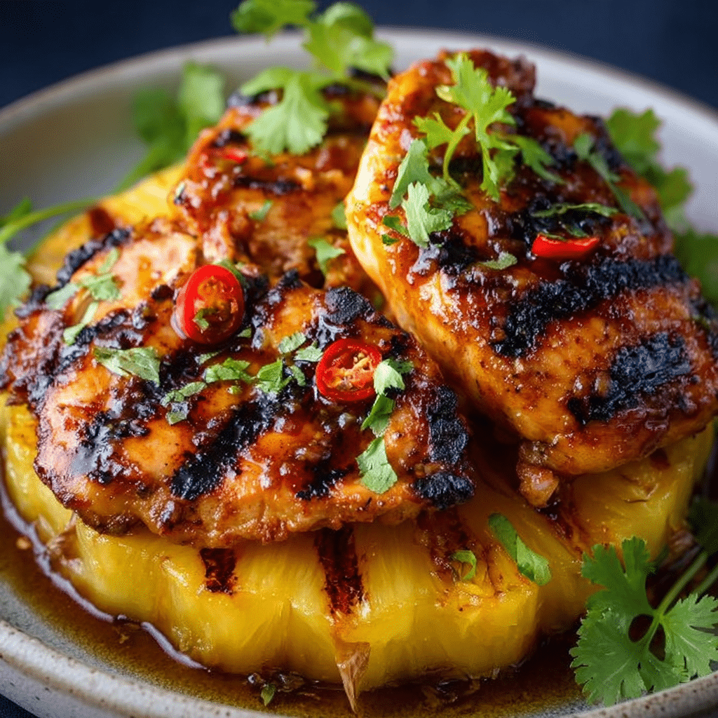 Aloha Grilled Pineapple Chicken – Ellie Kitchen