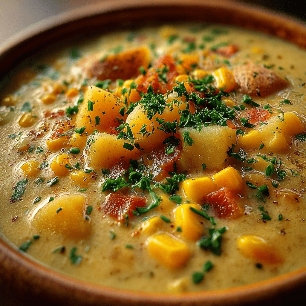 Potato Corn Chowder – Ellie Kitchen