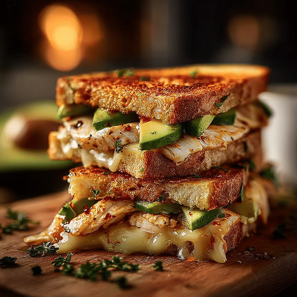 Chicken Avocado Melt Sandwich – Ellie Kitchen