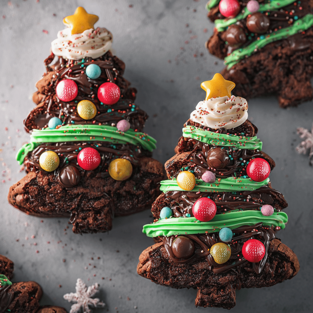 Christmas Brownie Trees – Ellie Kitchen