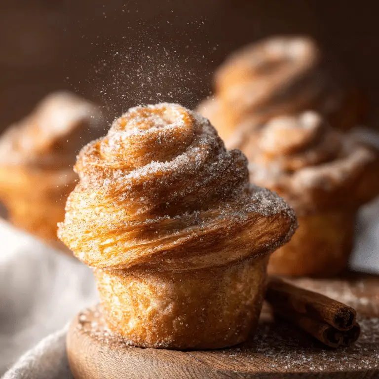 Flaky Cruffins with Sweet Cinnamon Sugar Filling – Ellie Kitchen