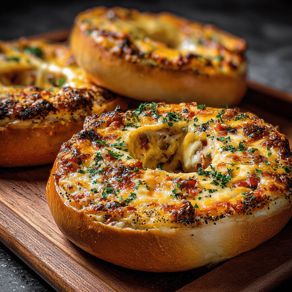 Savory Quiche Stuffed Bagels – Ellie Kitchen