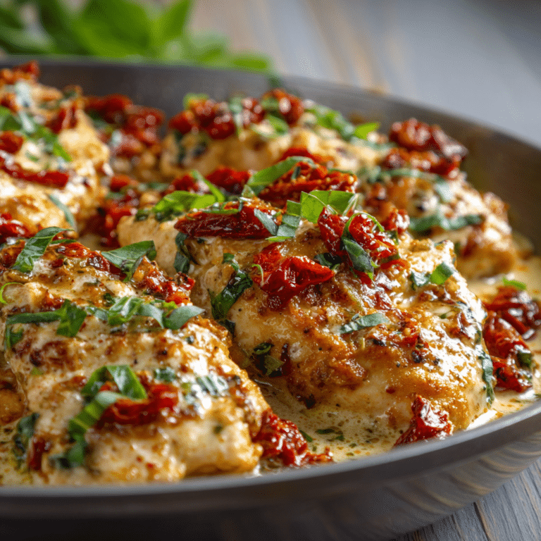 Creamy Sun Dried Tomato Chicken Skillet – Ellie Kitchen
